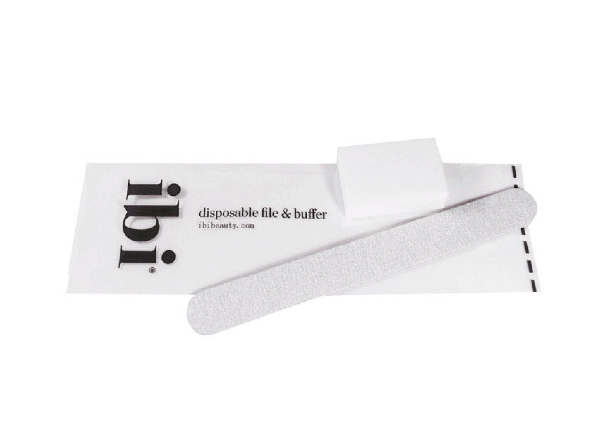 Disposable small zebra file & white mini buffer