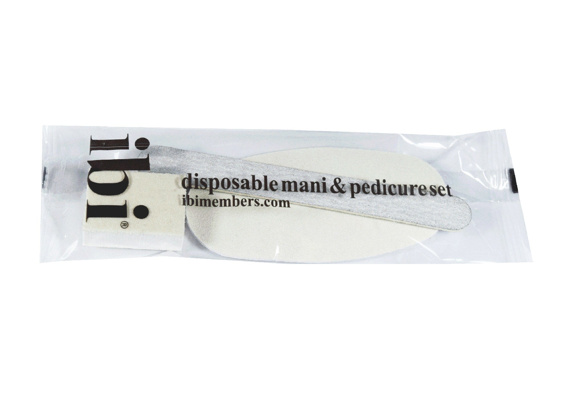 Pre-packaged disposable zebra small file, mini buffer & foot file pad set